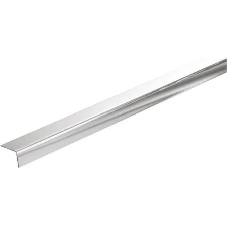 PERFIL ANGULO ACERO INOX A304 1 M 10 X 10 X 0.5 MM ARCANSAS 1510A